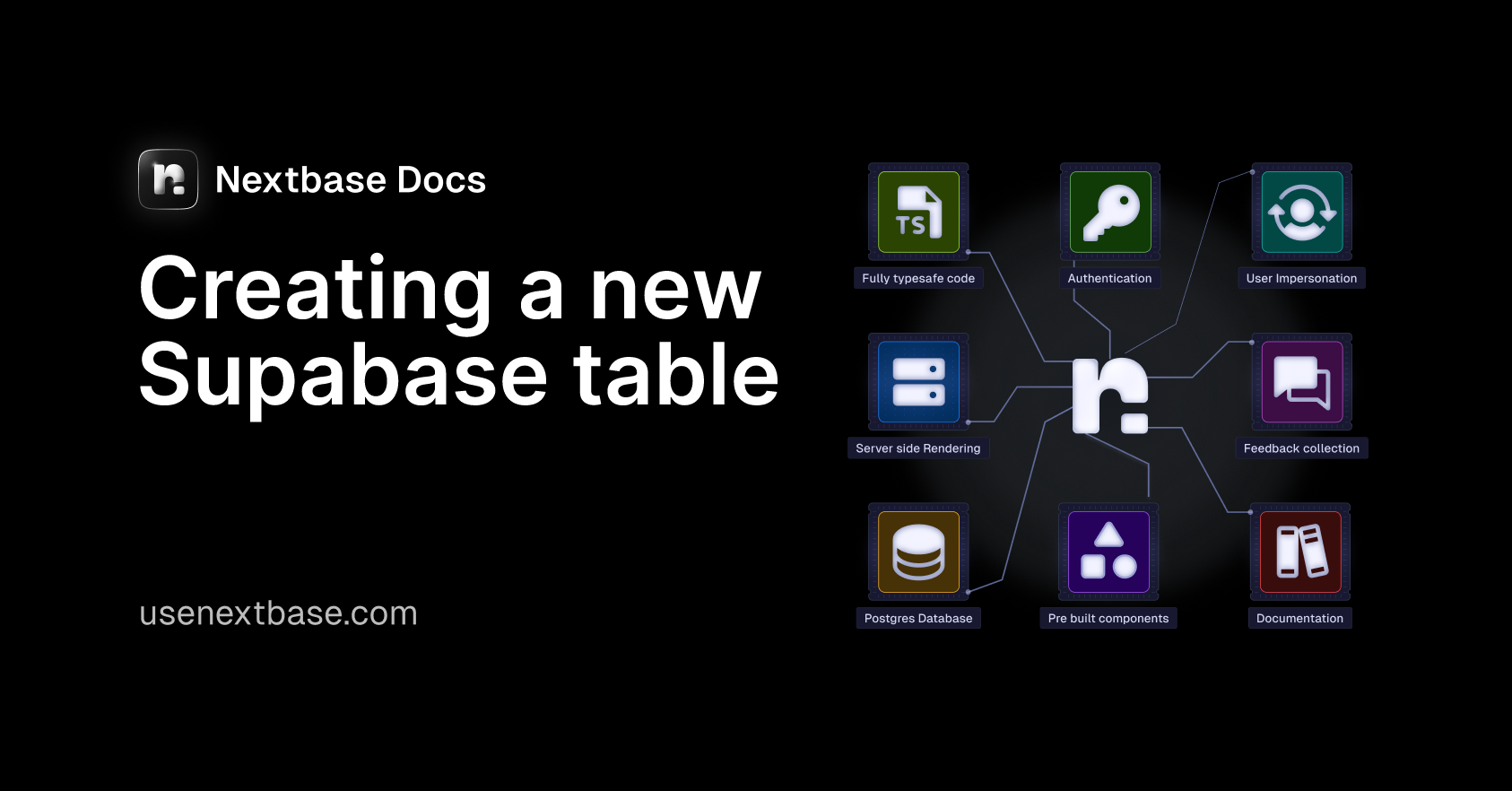 Creating a new Supabase table | Nextbase v3 Starter Kits Documentation